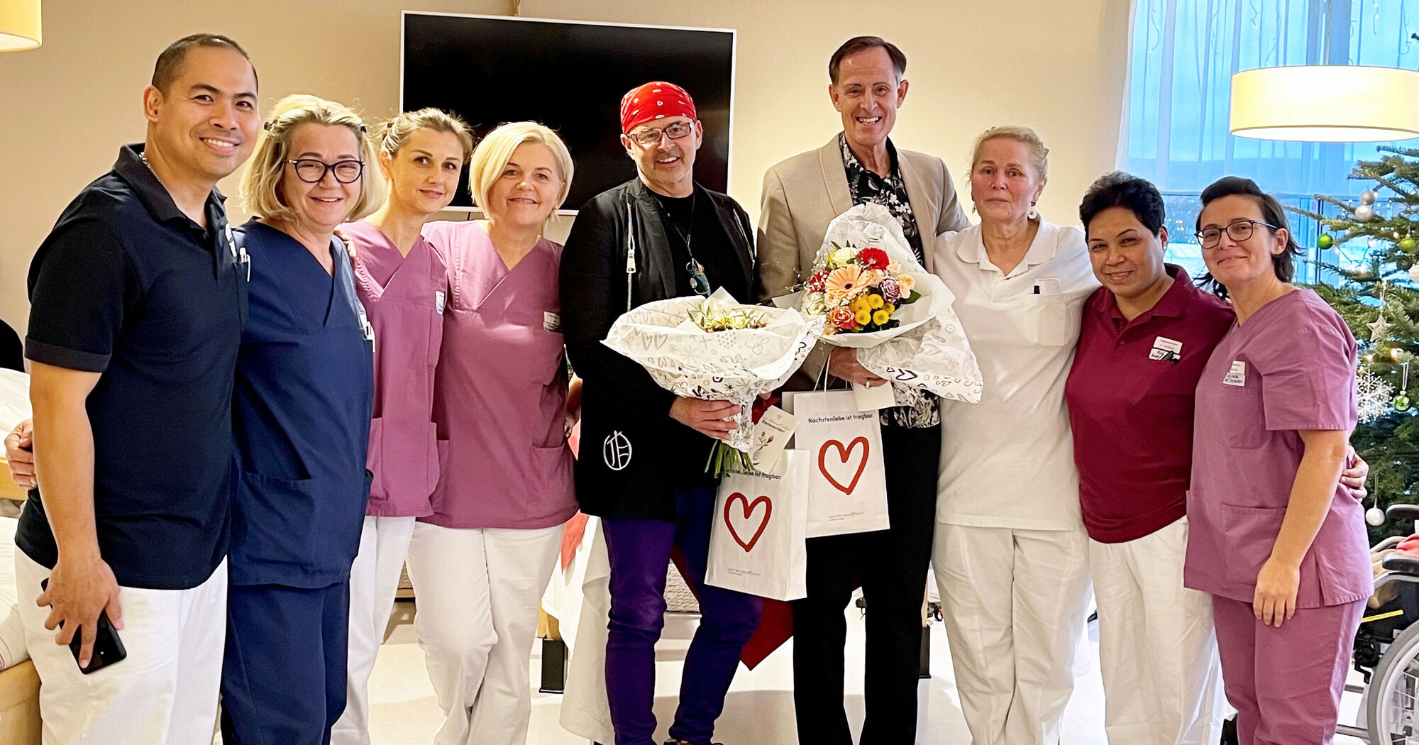 René Rumpold gab Weihnachtskonzert im Haus der Barmherzigkeit